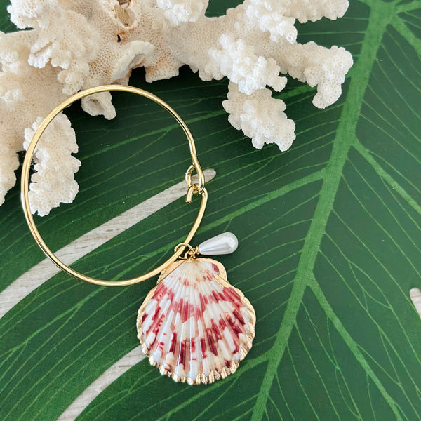 The Sun Shell Bangle – Salty Sage